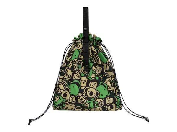 A BATHING APE Baby Milo & Friends Drawstring Bag
