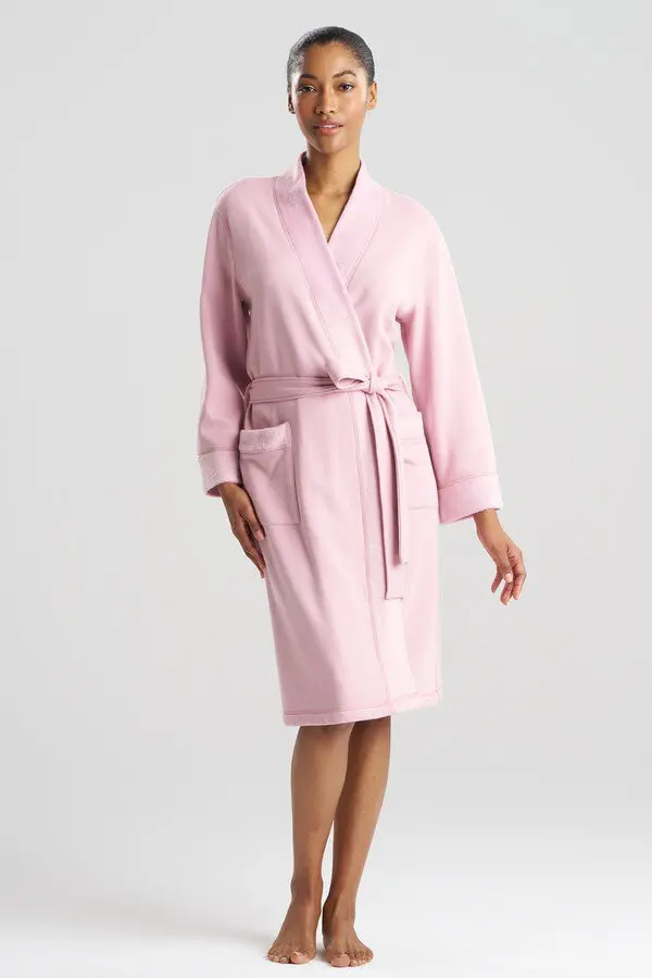 Natori Nova Cozy Brushed Knit Dream Robe - Neutral