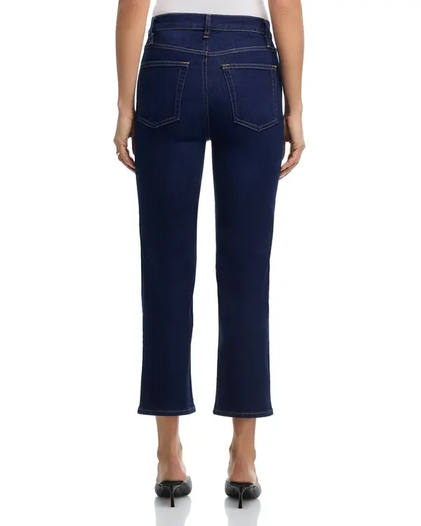 FRAME Pixie Le Sleek Straight High Rise Jeans - Fairway