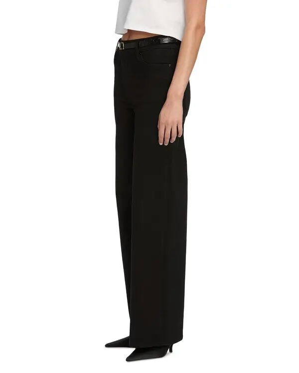 FRAME Pixie Le Slim High-rise Palazzo Jeans