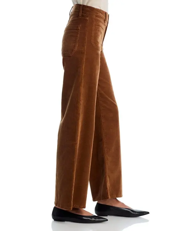 FRAME Le Slim Palazzo Mode Corduroy Jeans - Maple Brow