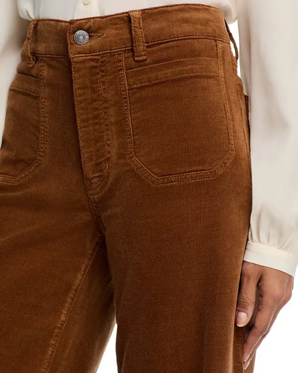 FRAME Le Slim Palazzo Mode Corduroy Jeans - Maple Brow