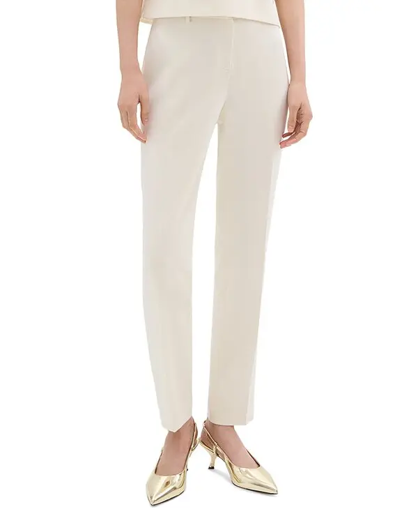 Theory Treeca Slim Pants - Rice