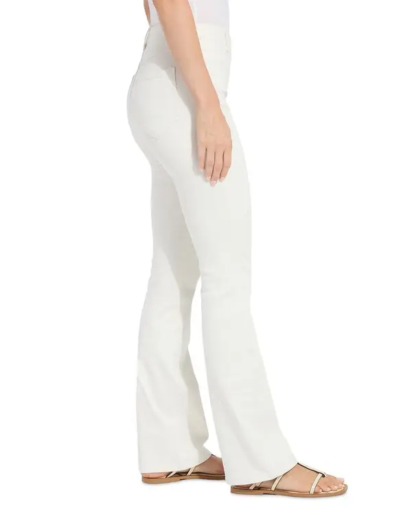 Lyssé Estelle Everyday Flare Jeans - Ecru White