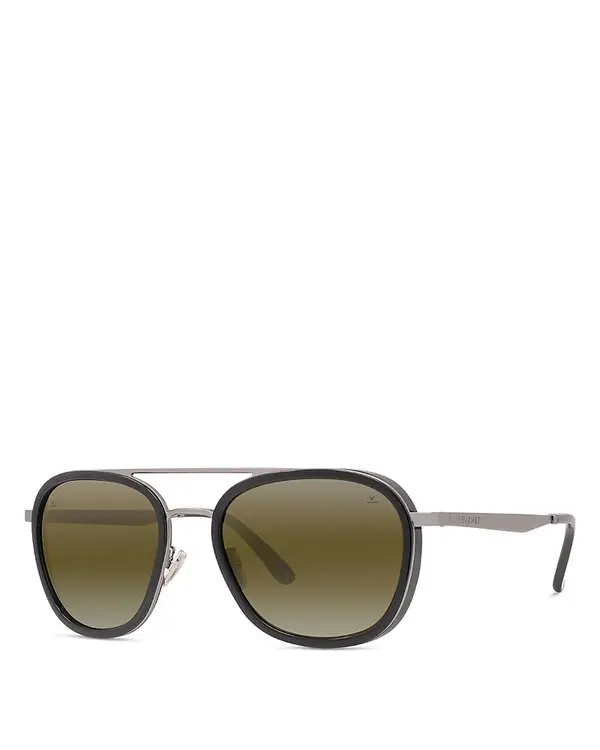 Vuarnet Edge 04 Geometric Sunglasses - Black/yellow