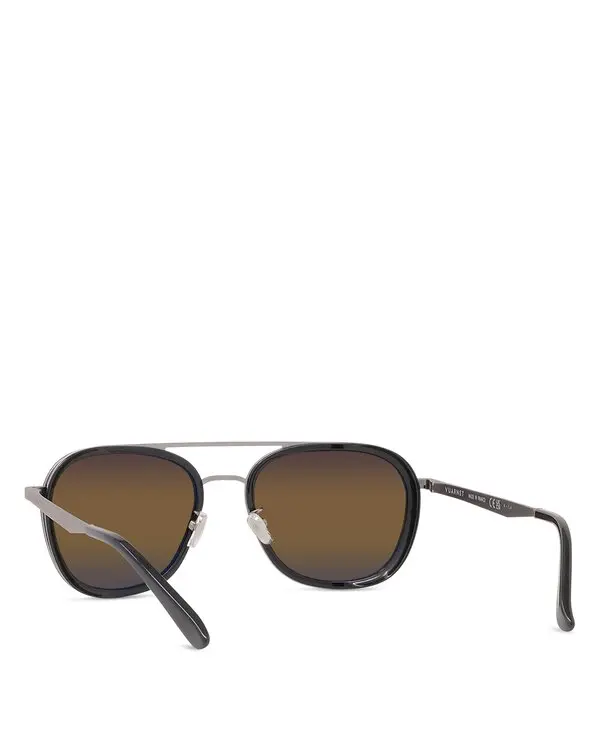 Vuarnet Edge 04 Geometric Sunglasses - Black/yellow