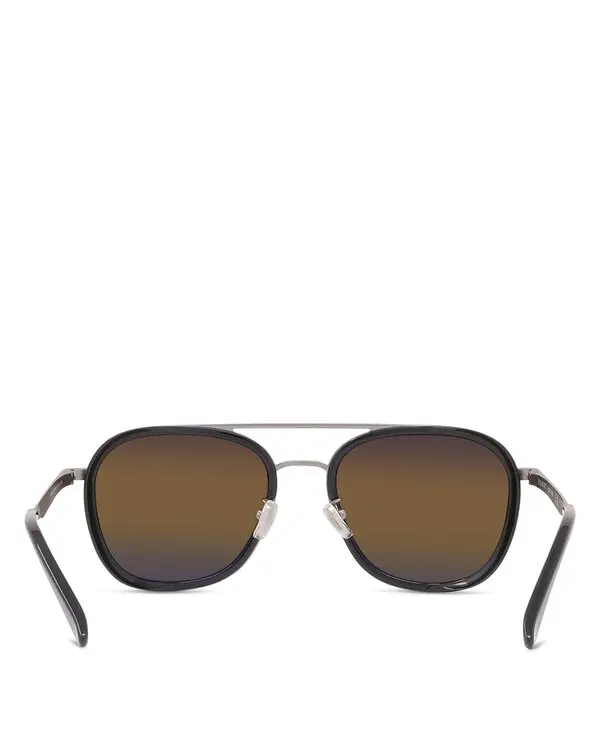 Vuarnet Edge 04 Geometric Sunglasses - Black/yellow
