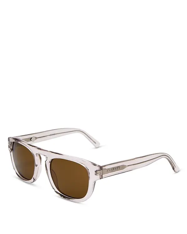 Vuarnet Geometric Sunglasses - Opaline Amber/brown