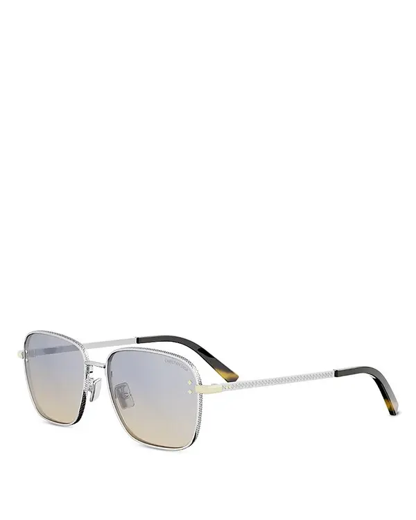 Dior Geometric Sunglasses - Silver/gradient
