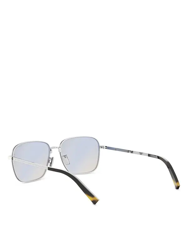 Dior Geometric Sunglasses - Silver/gradient