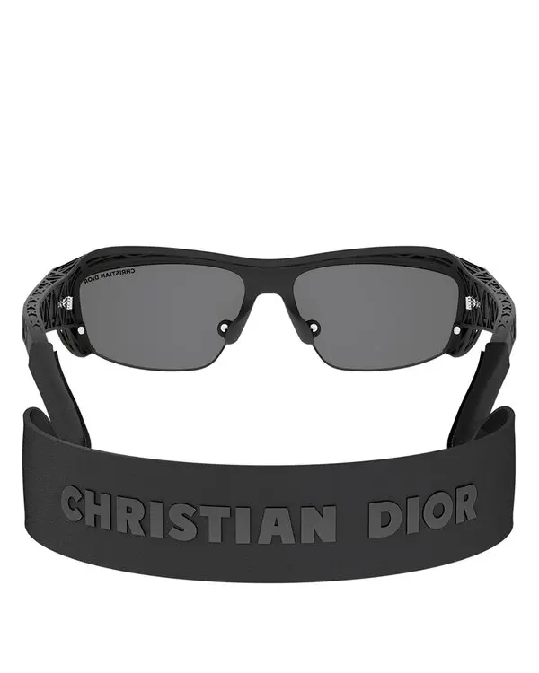 Dior Dior3d S4i Geometric Sunglasses, 60mm - Black/smoke