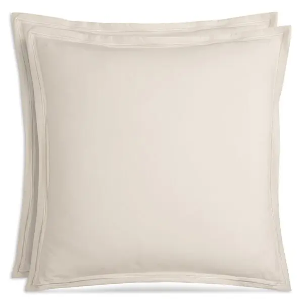 HUDSON PARK COLLECTION Italian Percale Solid Euro Sham Set Exclusive
