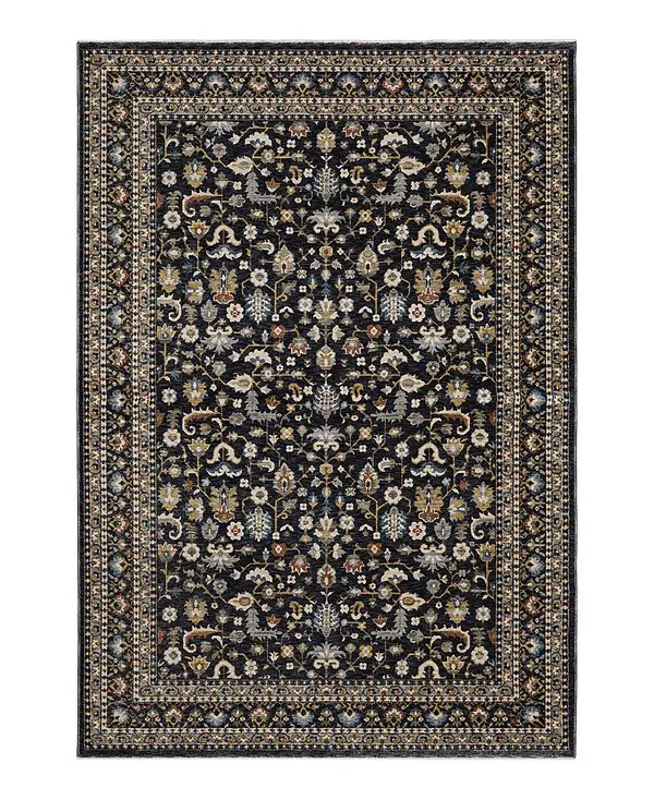 ORIENTAL WEAVERS Eliana Eli04 Runner Area Rug, 2'3x7'6 - Blue
