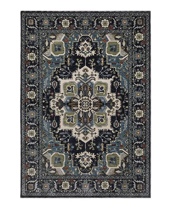 ORIENTAL WEAVERS Eliana Eli09 Area Rug, 5'3x7'6 - Blue