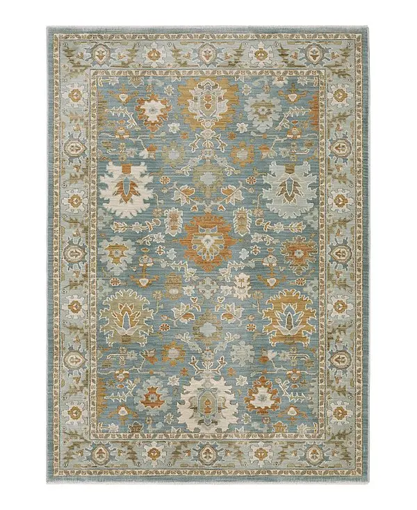 ORIENTAL WEAVERS Maeve Mae02 Runner Area Rug, 2'3x7'6 - Blue