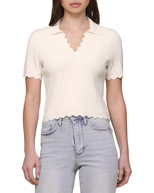Bagatelle Ribbed Scalloped Edge Top