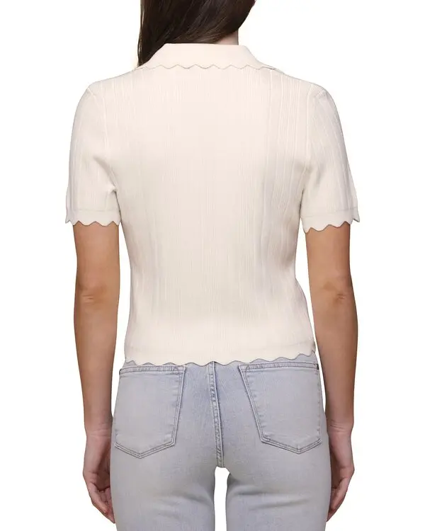 Bagatelle Ribbed Scalloped Edge Top