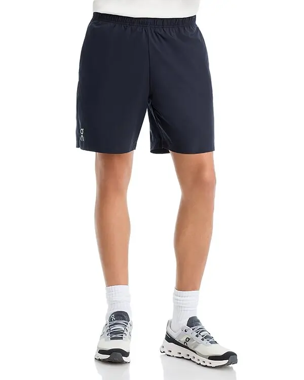 On 7" Core Running Shorts With Integrated Brief - Black