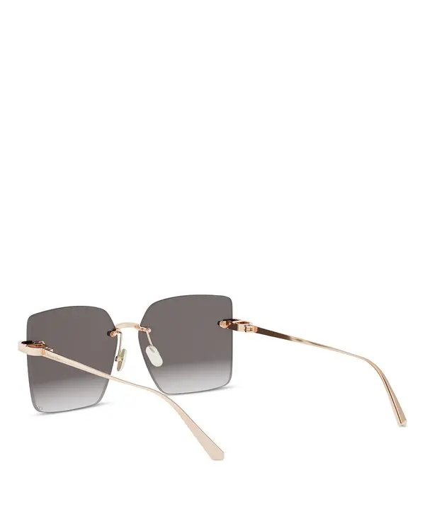 Dior Cdior S3u Square Sunglasses - Rose/gradient Smoke