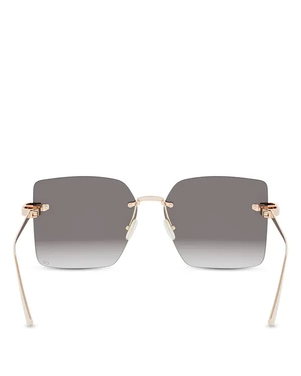 Dior Cdior S3u Square Sunglasses - Rose/gradient Smoke