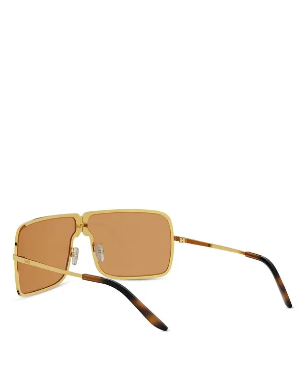 Fendi Fendiness Rectangle Sunglasses, 67mm