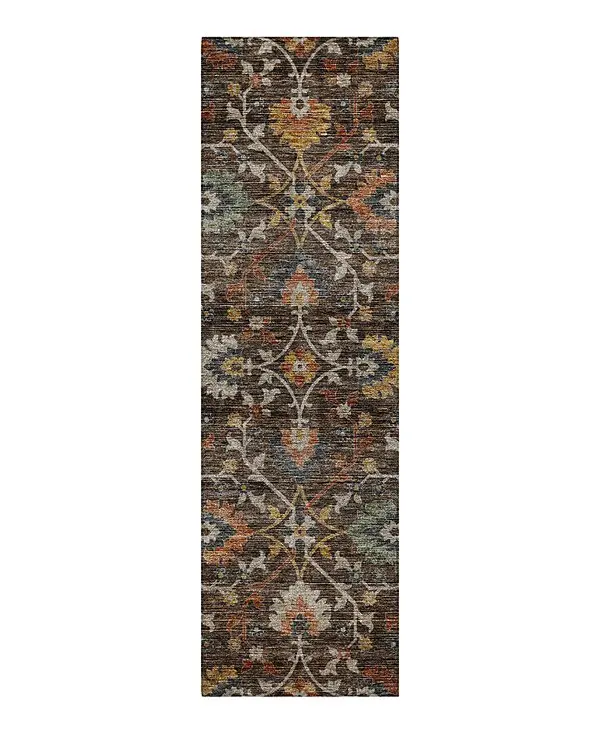 DALYN RUG COMPANY Silk Road Sr4 Runner Area Rug, 2'3x7'6 - Chocolate