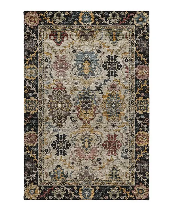 DALYN RUG COMPANY Silk Road Sr5 Area Rug, 3'0x5'0 - Black