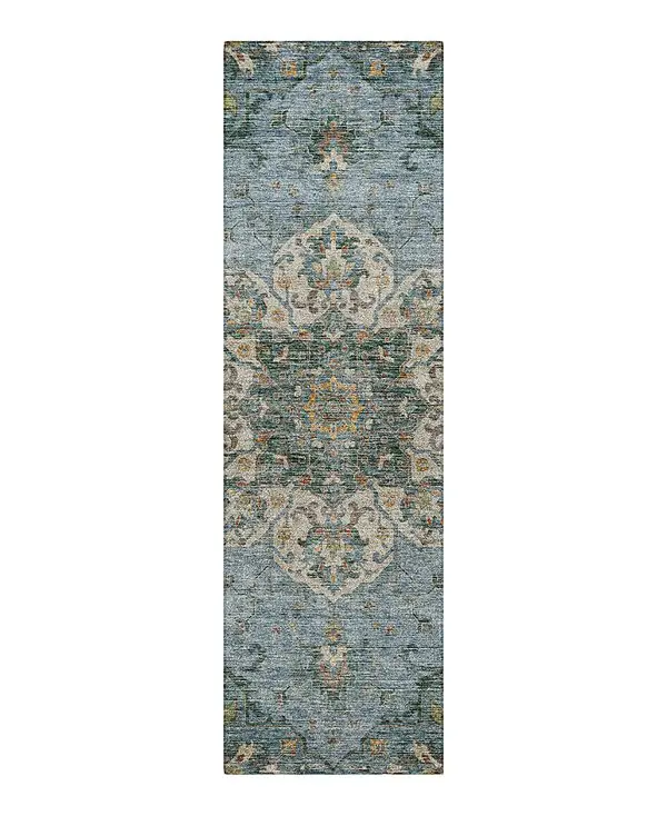 DALYN RUG COMPANY Silk Road Sr6 Runner Area Rug, 2'3x7'6 - Blue/ivory