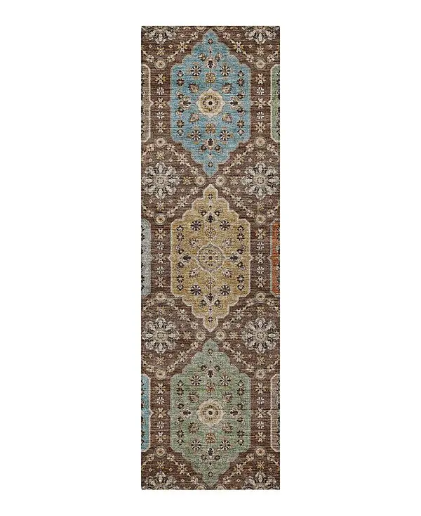 DALYN RUG COMPANY Silk Road Sr7 Runner Area Rug, 2'3x7'6 - Chocolate