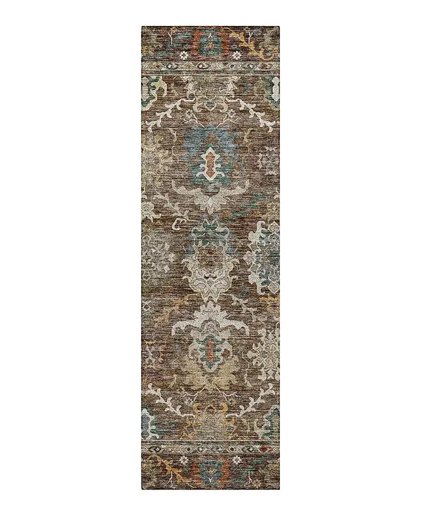 DALYN RUG COMPANY Silk Road Sr8 Runner Area Rug, 2'3x7'6 - Chocolate