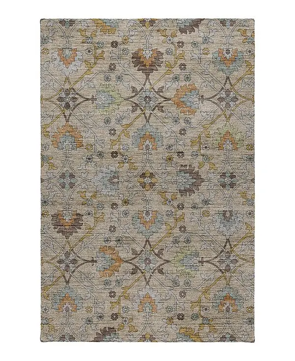 DALYN RUG COMPANY Silk Road Sr1 Area Rug, 5'0x7'6 - Beige/blue