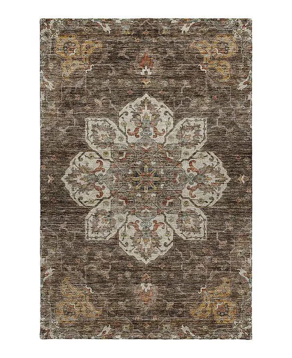 DALYN RUG COMPANY Silk Road Sr6 Area Rug, 6'6x9'6 - Chocolate