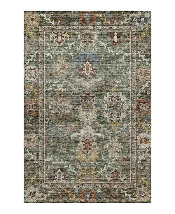 DALYN RUG COMPANY Silk Road Sr8 Area Rug, 6'6x9'6 - Sage/brown