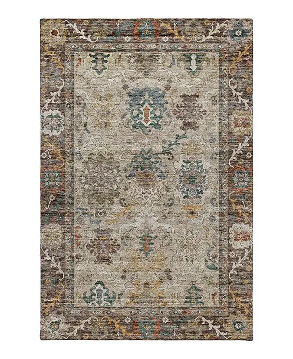DALYN RUG COMPANY Silk Road Sr5 Area Rug, 6'6x9'6 - Chocolate