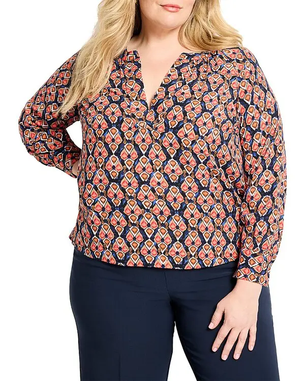 NIC+ZOE Harvest Ikat Top