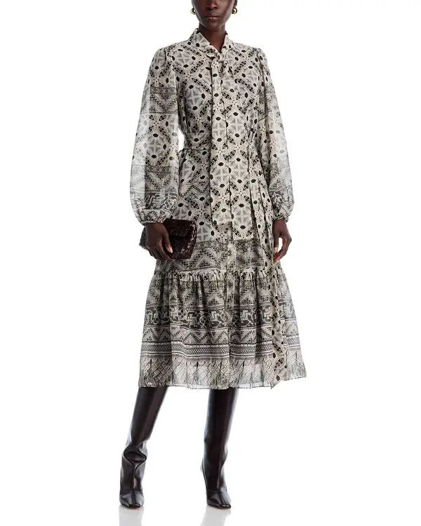 Kobi Halperin Flint Printed Midi Dress