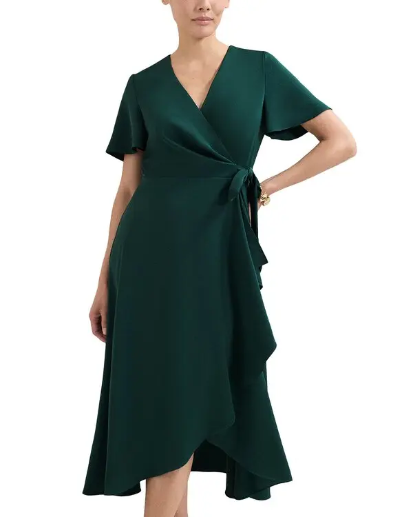 Phase Eight Julissa Wrap Dress - Green - 30% Off | Editorialist