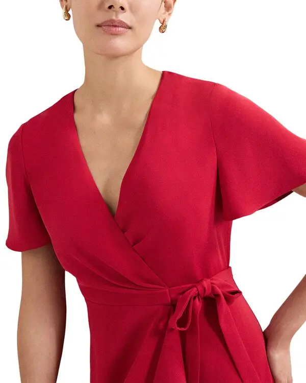 PHASE EIGHT Julissa Wrap Dress - Red