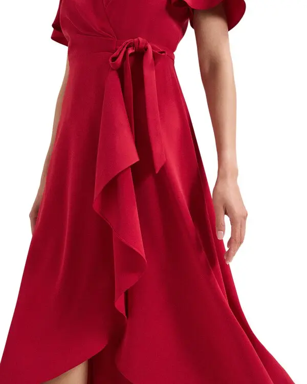 PHASE EIGHT Julissa Wrap Dress - Red
