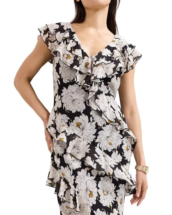 PHASE EIGHT Eva Floral Print Dress