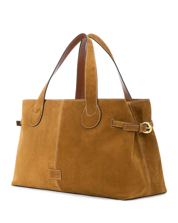 Staud Piper Suede Tote