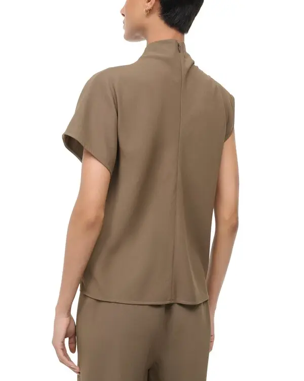 Staud Davina Asymmetric Top - Truffle