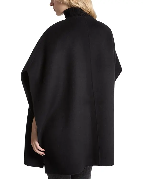 Michael Kors Double Faced Cape - Black