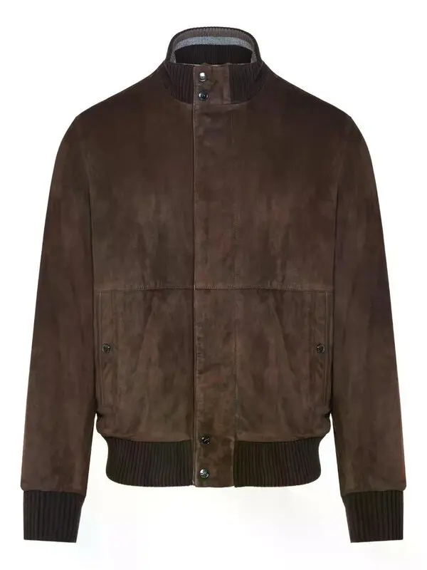 Paul & Shark Suede Bomber Jacket