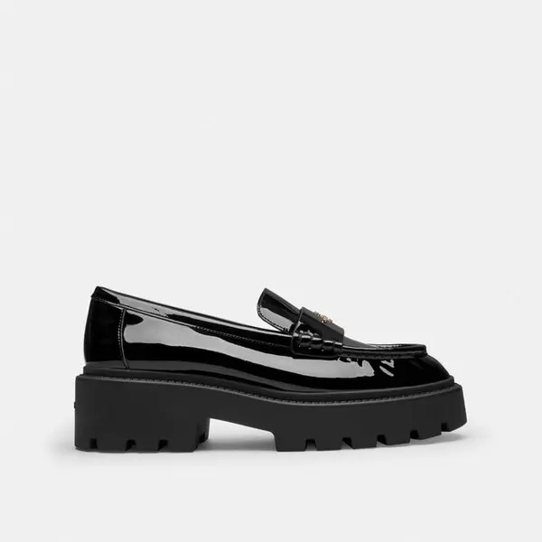COACH® Lucy Loafer - Patent Leather/black