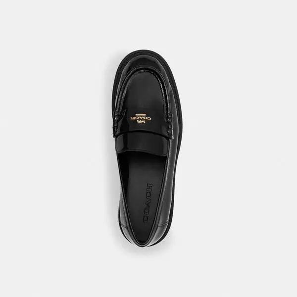 COACH® Lucy Loafer - Patent Leather/black