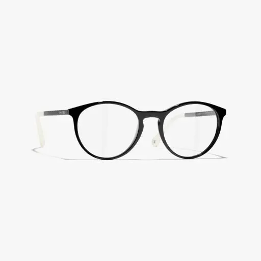 Chanel Pantos Eyeglasses - Black & White