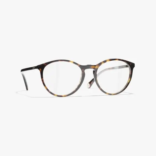Chanel Pantos Eyeglasses - Dark Tortoise