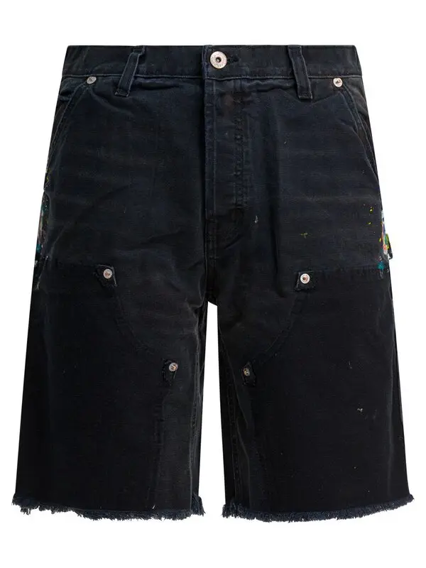 GALLERY DEPT. Denim Utility Shorts - Black