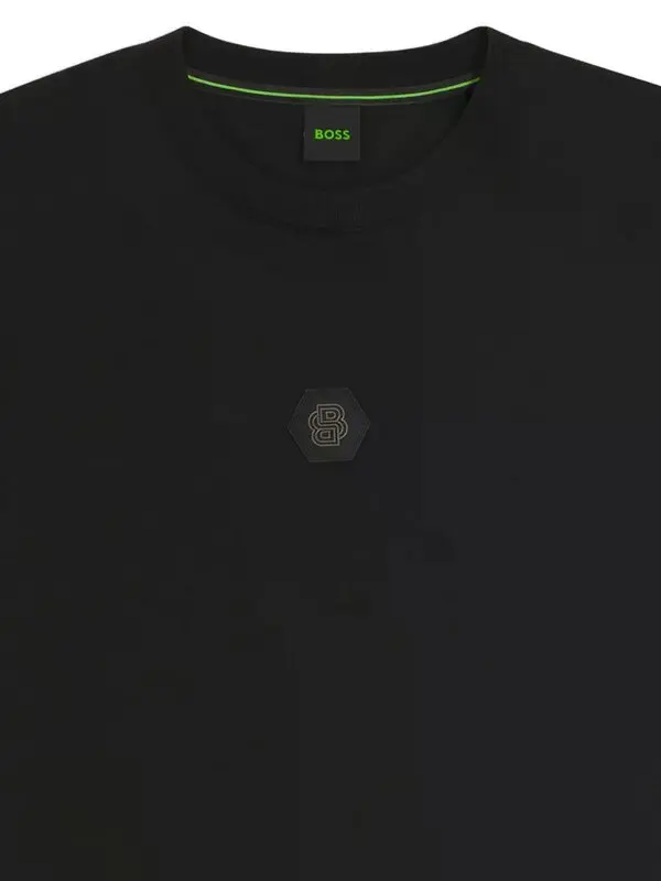 BOSS Logo-patch Cotton T-shirt